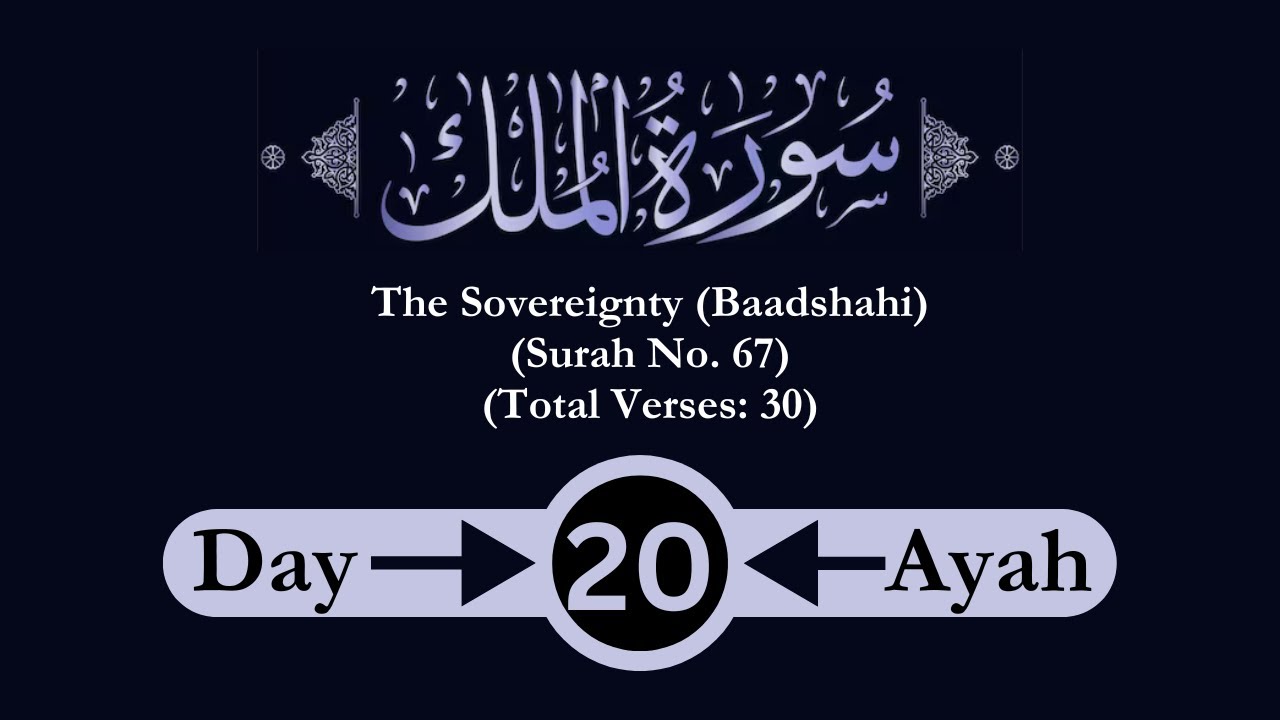 Surah Mulk Memorization | Surah Mulk Hifz | Quran Recitation | Memorize ...