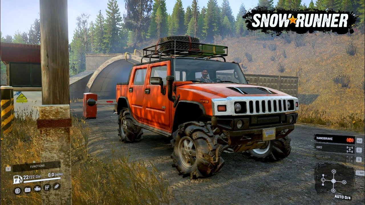 SnowRunner : Ultimate Garage Found Map Explore Hummer H2 Deep Mud Off ...