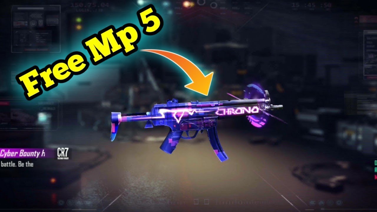 CR7 Mp5 gun skin test best skin ||Garena free fire - YouTube