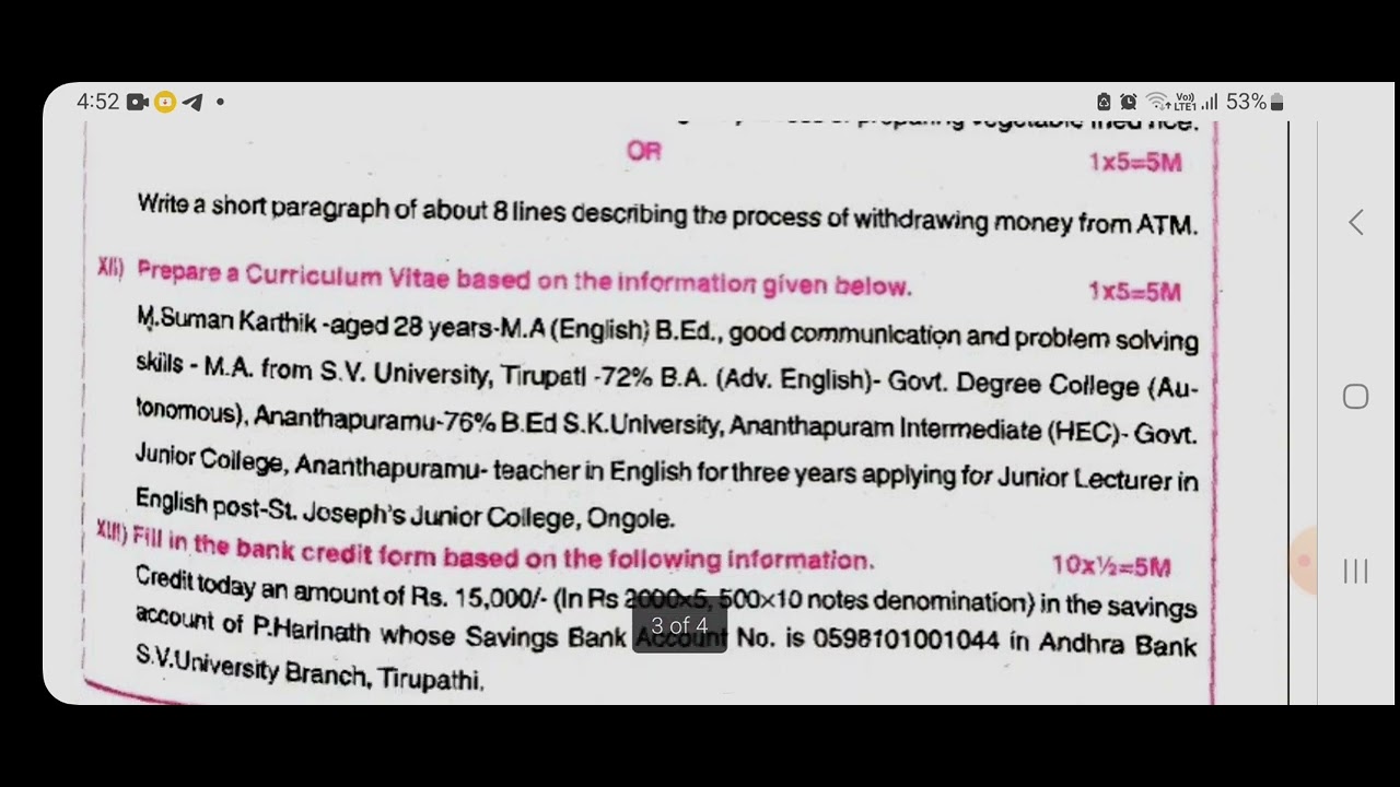 Sr inter English 2023 model question paper 2023 from 2023 baby bullet ...