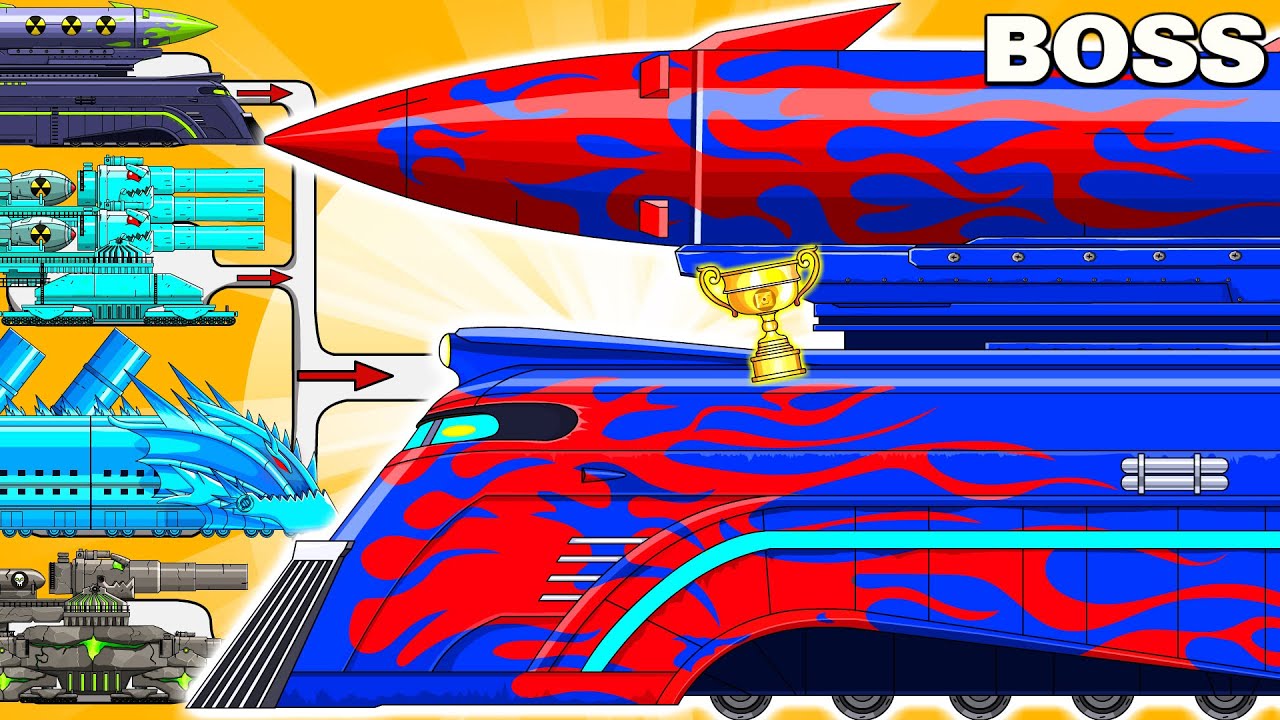 The CARTOON BATTLE of Optimus Train Rocket vs Tank - Cartoons about ...