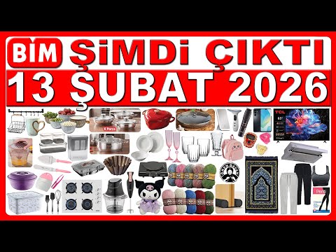 BİM 13 ŞUBAT 2026 | EV VE MUTFAK GEREÇLERİ | BİM AKTÜEL CAM OCAK | BİM ÖRGÜ AMİGURUMİ SETLERİ | BİM