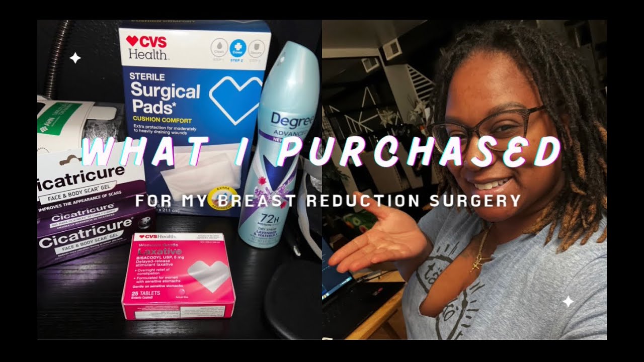 My Essentials for Breast Reduction Surgery Post Op I Procedure ...
