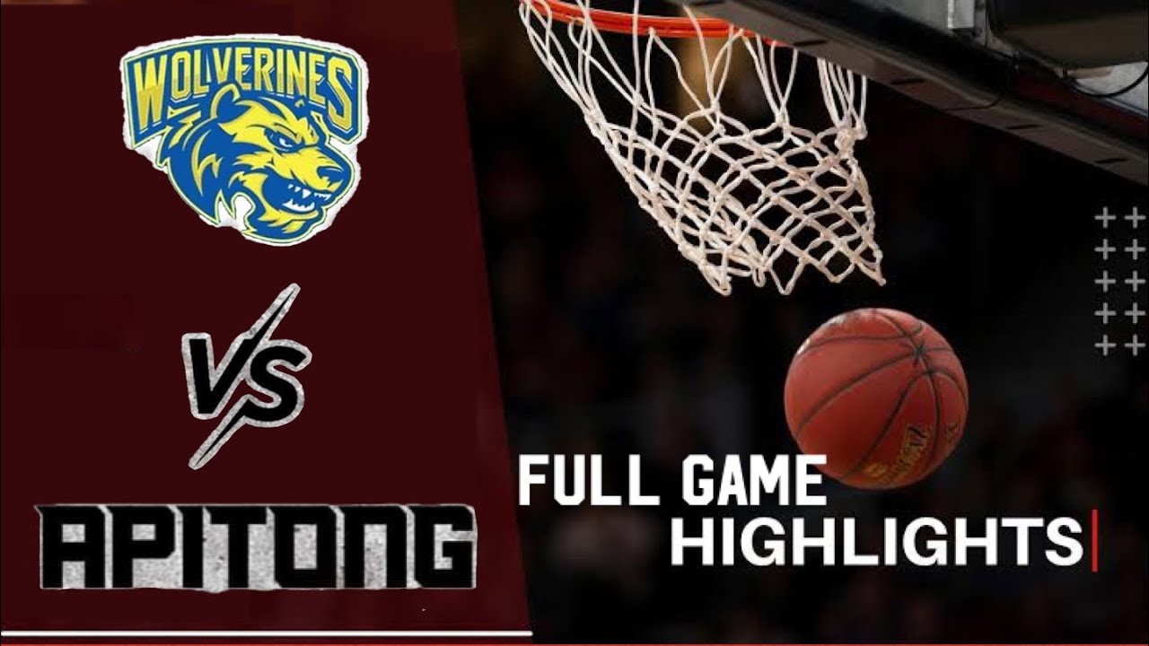 FULL GAME HIGHLIGHTS - WOLVERINE VS APITONG 11/04/2023 MMW Basketball ...