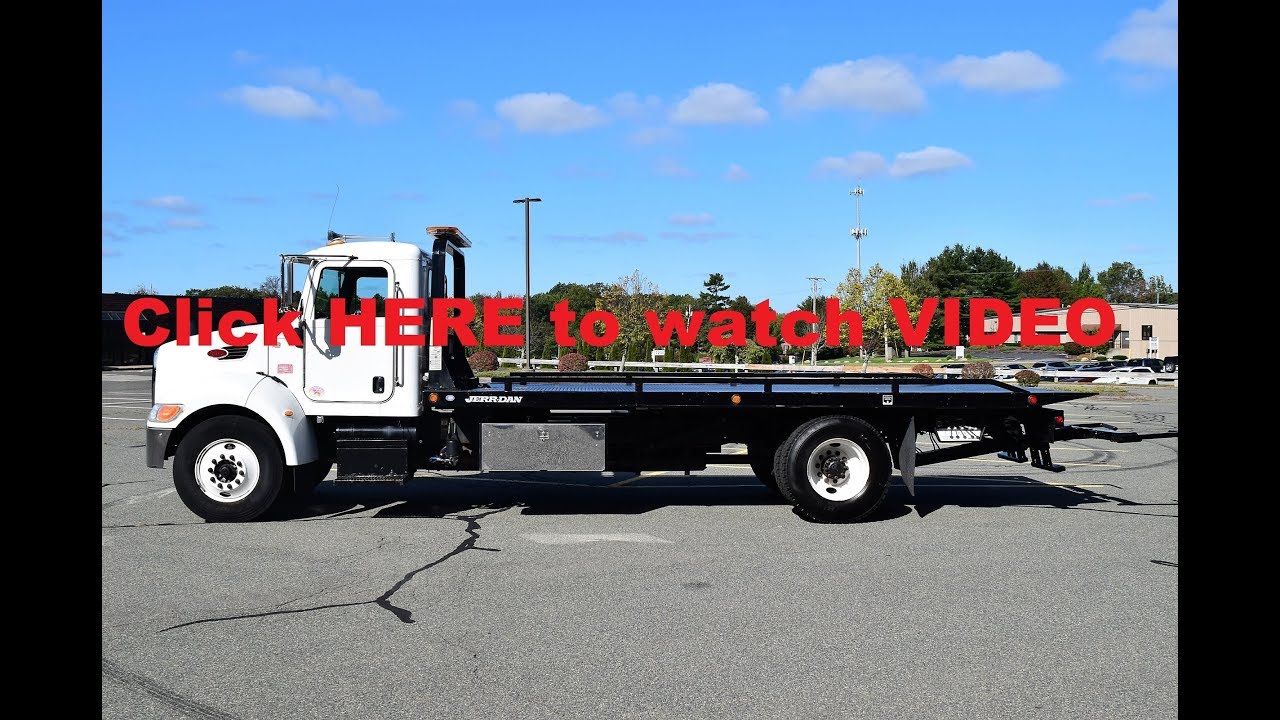 2012 Peterbilt Ramp Truck Paccar PX-6 Diesel - YouTube
