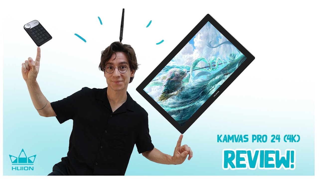 HUION KAMVAS PRO 24 (4K) review - Alex Blain - YouTube