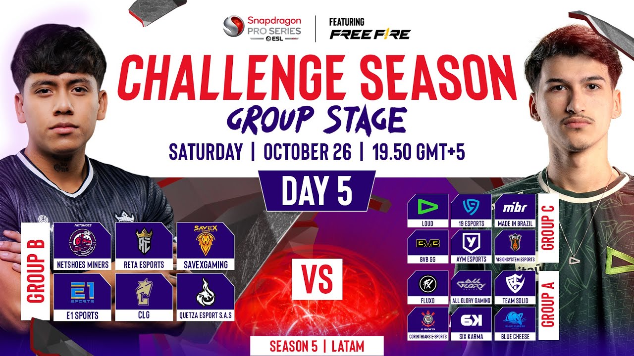 Free Fire Challenge Season Day 5 | Season 5 | LATAM - YouTube