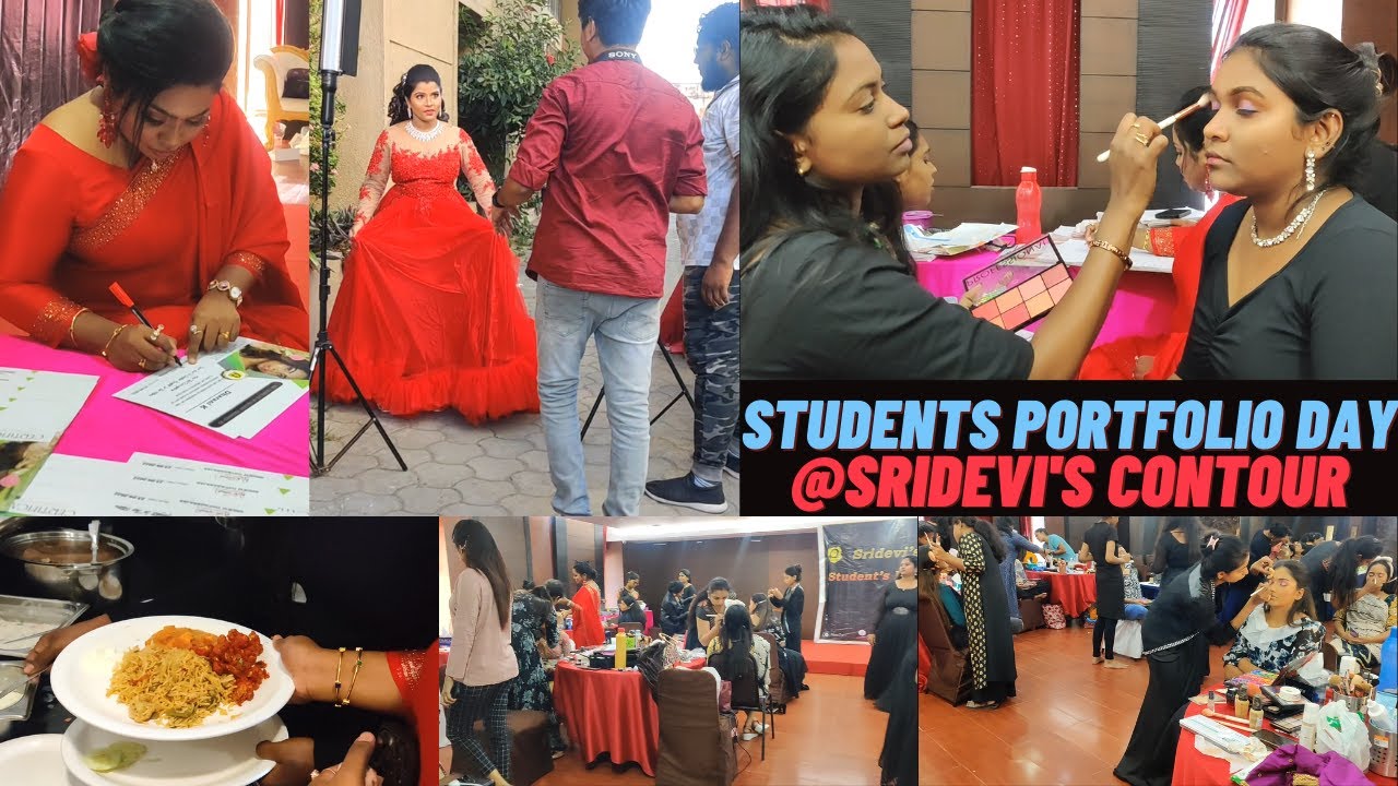 Students Portfolio @Sridevi's Contour 💛 | A day in my life ️ | Jaicy ...