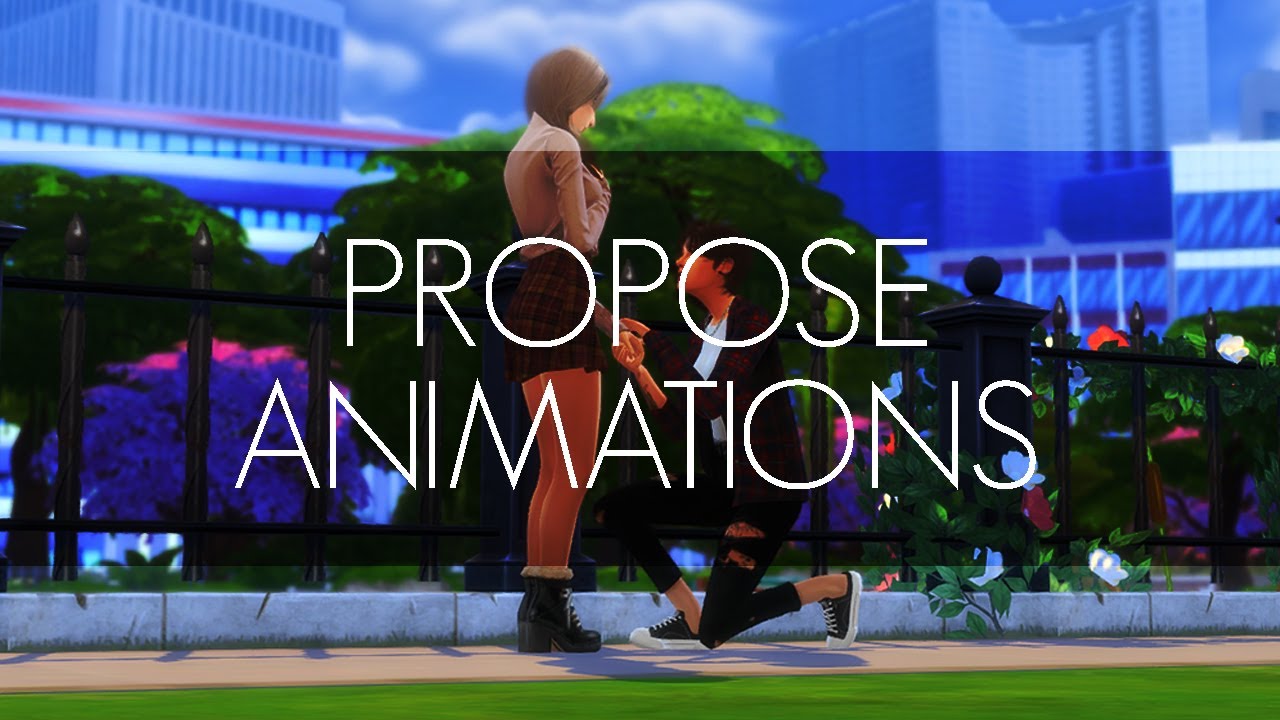 PROPOSE ANIMATION PACK | Sims 4 Animation (Download) - YouTube