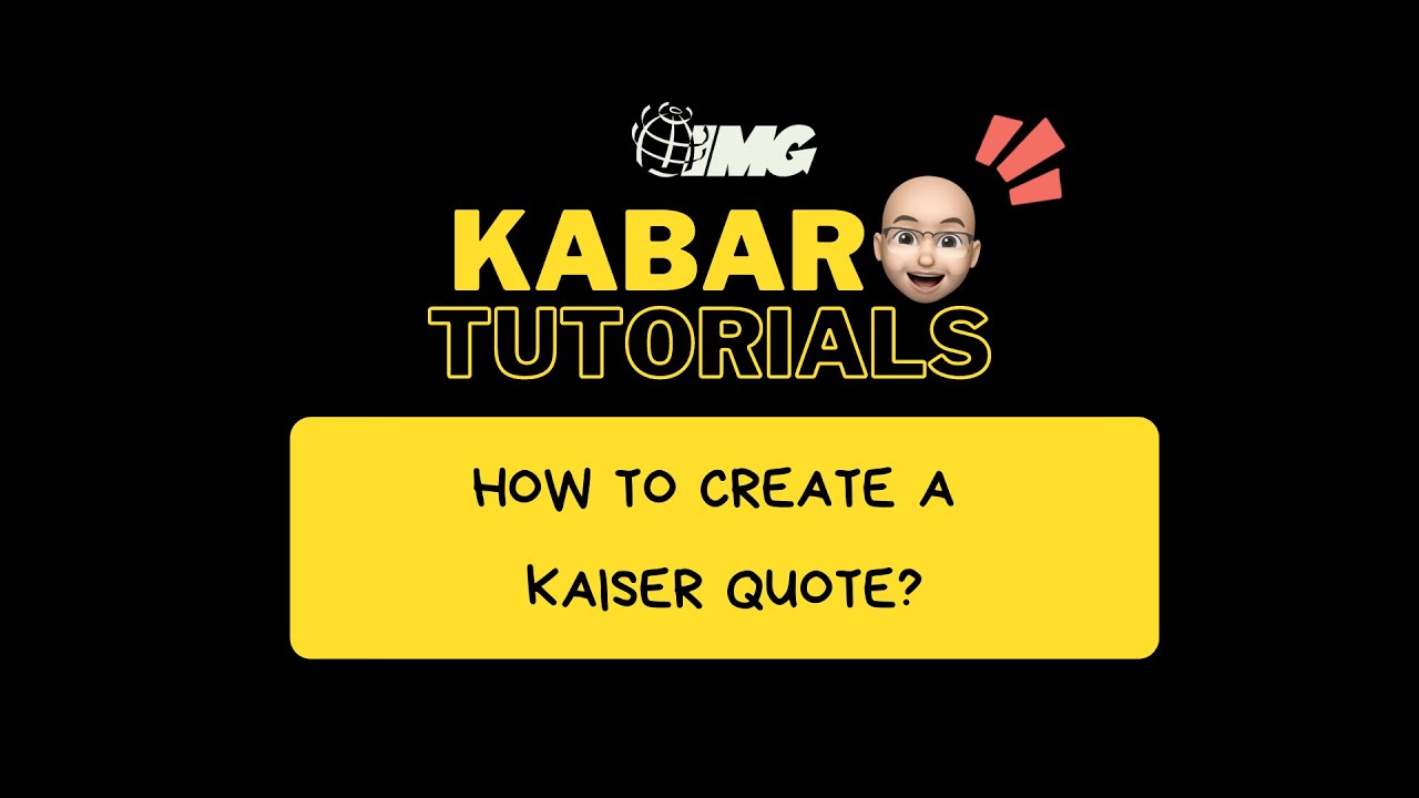 Kabaro Tutorials Ep.3 - How to Create Kaiser Quote - YouTube
