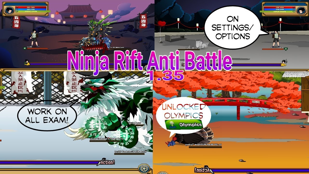 MOD & APK Ninja Rift Version 1.35 | Anti Battle - YouTube