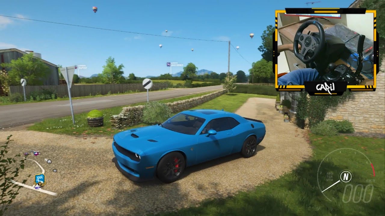 Dodge Challenger SRT Hellcat - Forza Horizon 4 | PXN V9 gameplay - YouTube