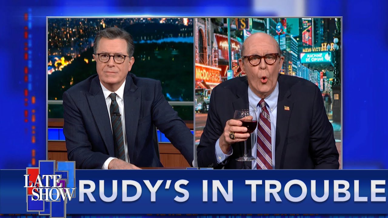 Why Is Rudy Giuliani Partying In Times Square Without Stephen Colbert ...