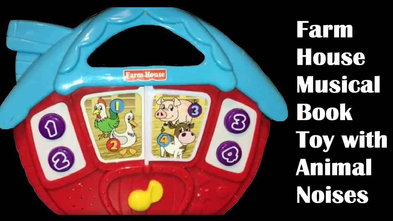 Children's Musical Farm House Electronic Book With Animal Noises Toy ...