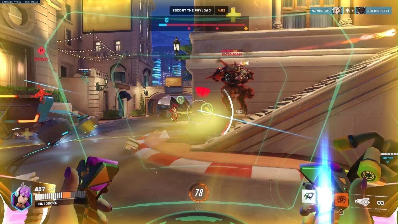 Overwatch 2: Four stack on Royal Circuit (Close Game) - YouTube