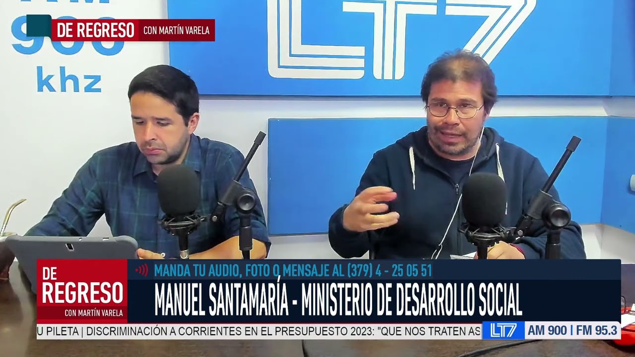 Charlamos con Manuel Santamaria, Director del Ministerio de Niñez ...