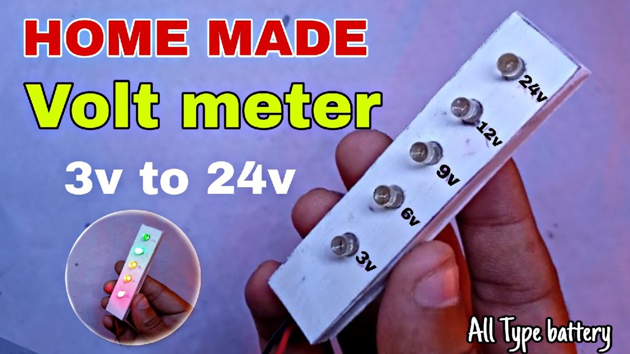 How to make Volt Meter at home || Volt Meter kese banaya || Chandan Experiment - YouTube