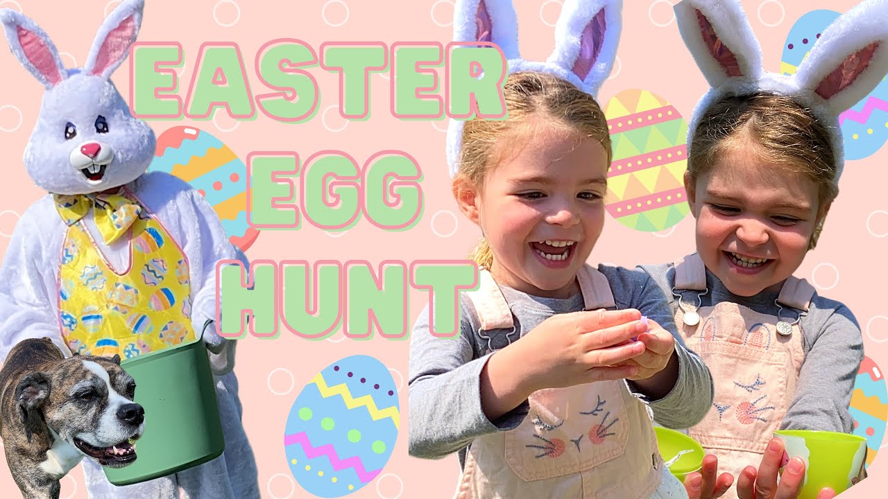 TWINS GET A SURPRISE VISIT FROM THE EASTER BUNNY ! FUN EGG HUNT ...