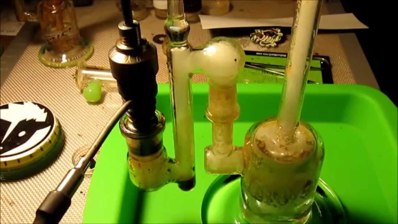 The Pukinbeagle Gandalf Rig - Low Temp Bubble Hash Slab Dabs - YouTube