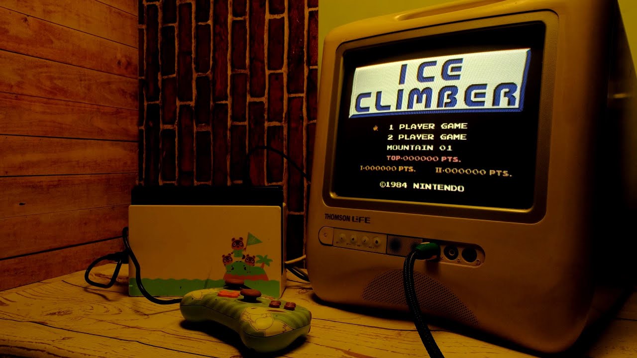 Gaming on CRT | Switch 240p Composite | Ice Climber [NES Online ...