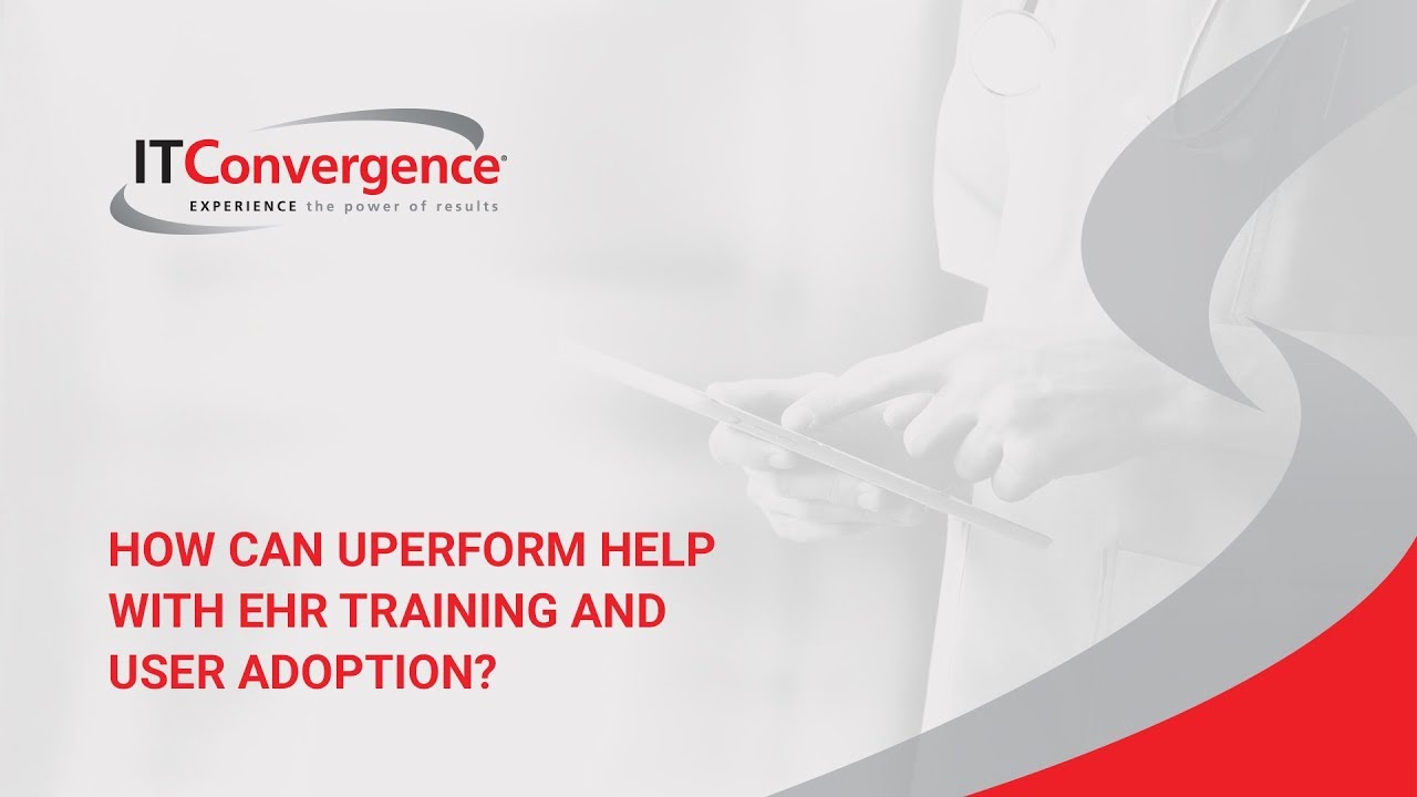 How can uPerform help with EHR training and user adoption? - YouTube