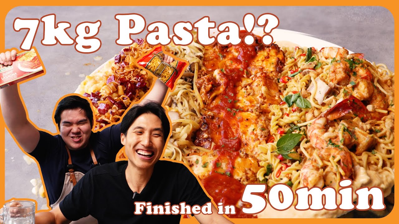 Ultimate 7kg Fusion Pasta Challenge with @ZermattNeo - YouTube
