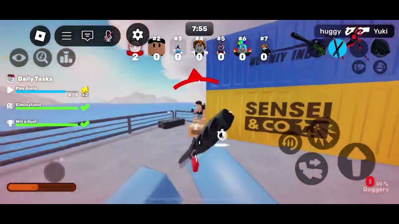 Getting gold daggers in roblox rivals - YouTube