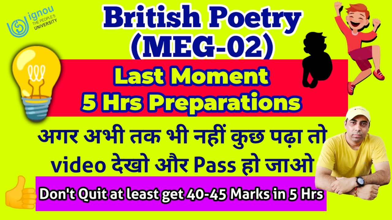 British Drama MEG-02 | Last moment 5 Hrs Preparation| 45-50 Marks Sure ...