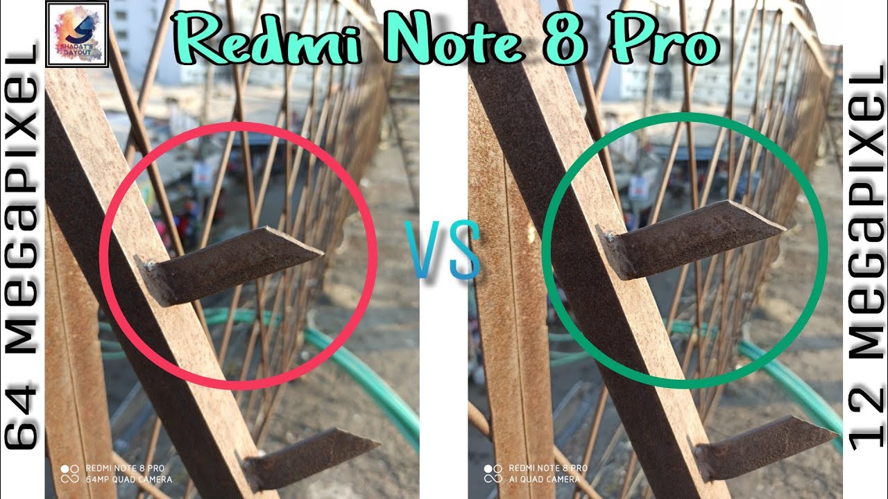 Xiomi Redmi Note 8 Pro 64 Megapixel vs 12 Megapixel Camera Comparison ...