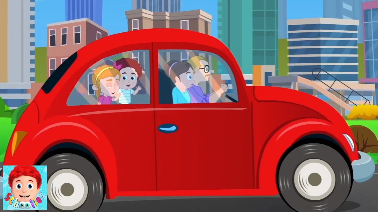 La Macchina Rossa di Papà Canzone Divertente Per Bambini - YouTube