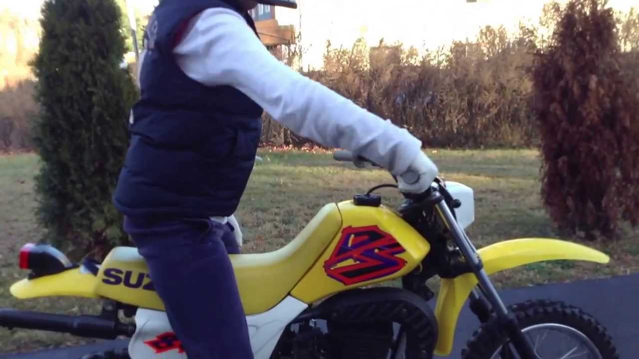 Part2 of Suzuki ds 80cc test drive and start - YouTube