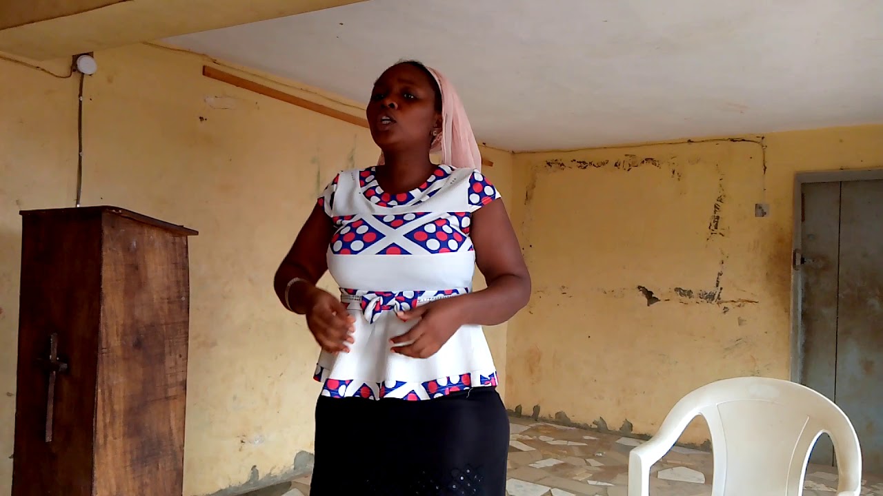 Sis Dami Akinyemi at maranatha drama rehearsal - YouTube