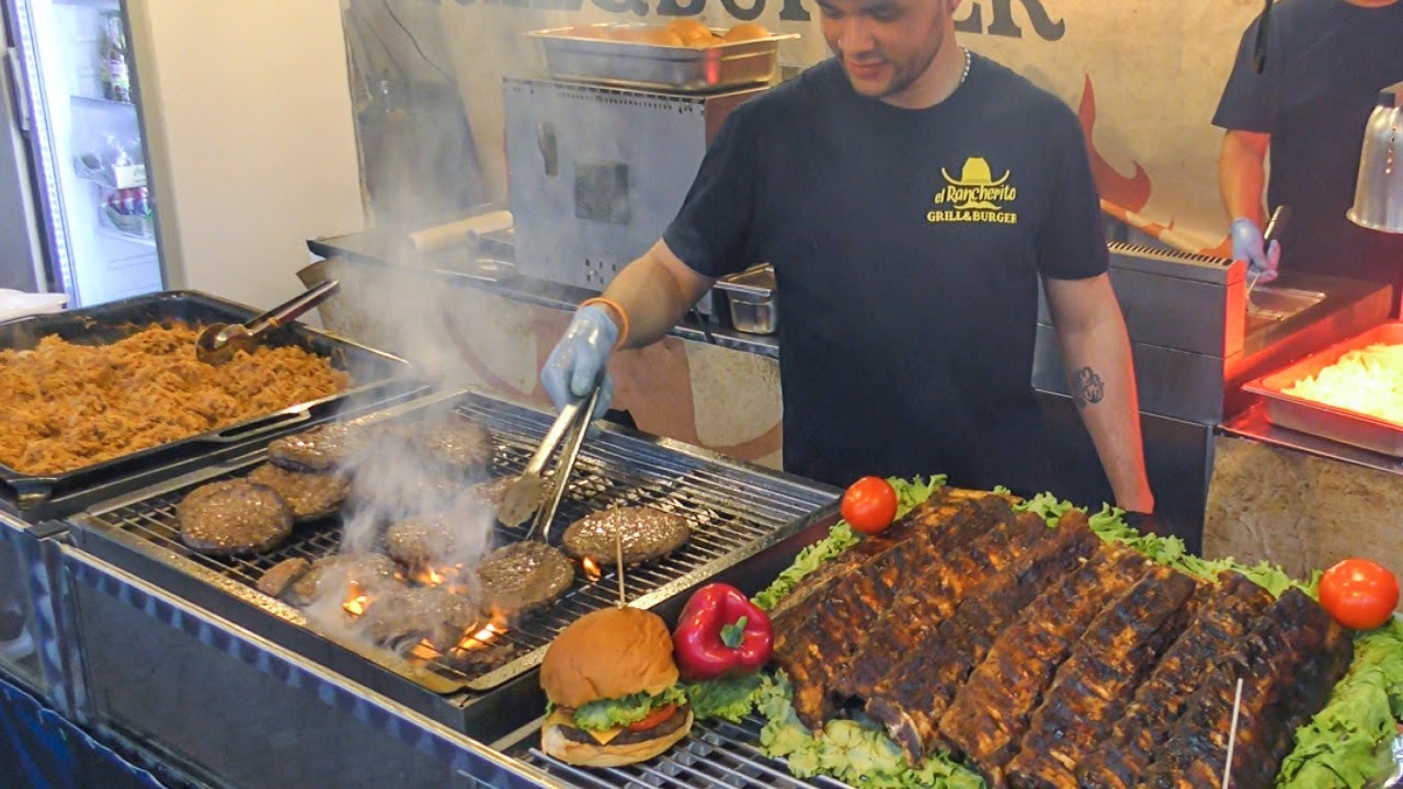 Street Food Festival from the World. Huge Food Event in Italy - YouTube
