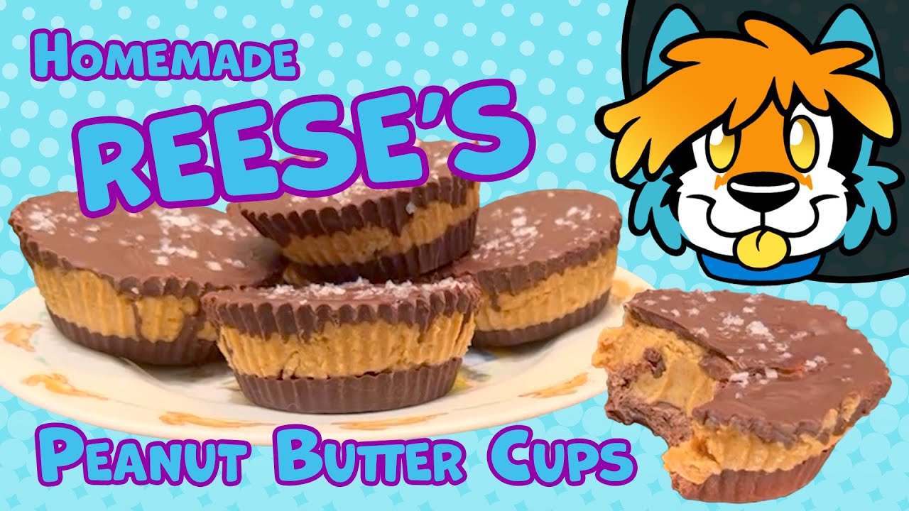 Homemade Reese's Peanut Butter Cups || Baking with Volta Corgi ...