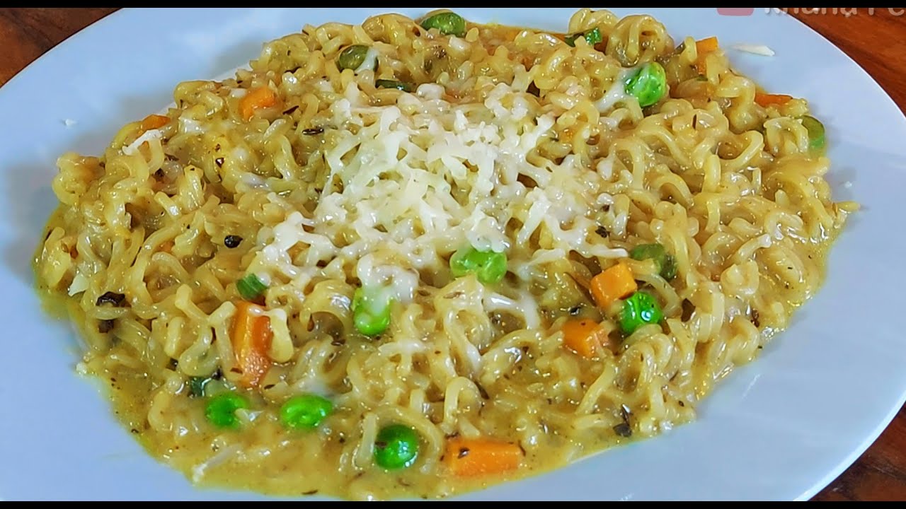 Italian Chesse Maggi Recipe | Amul Cream Maggi Recipe | butter Maggie ...