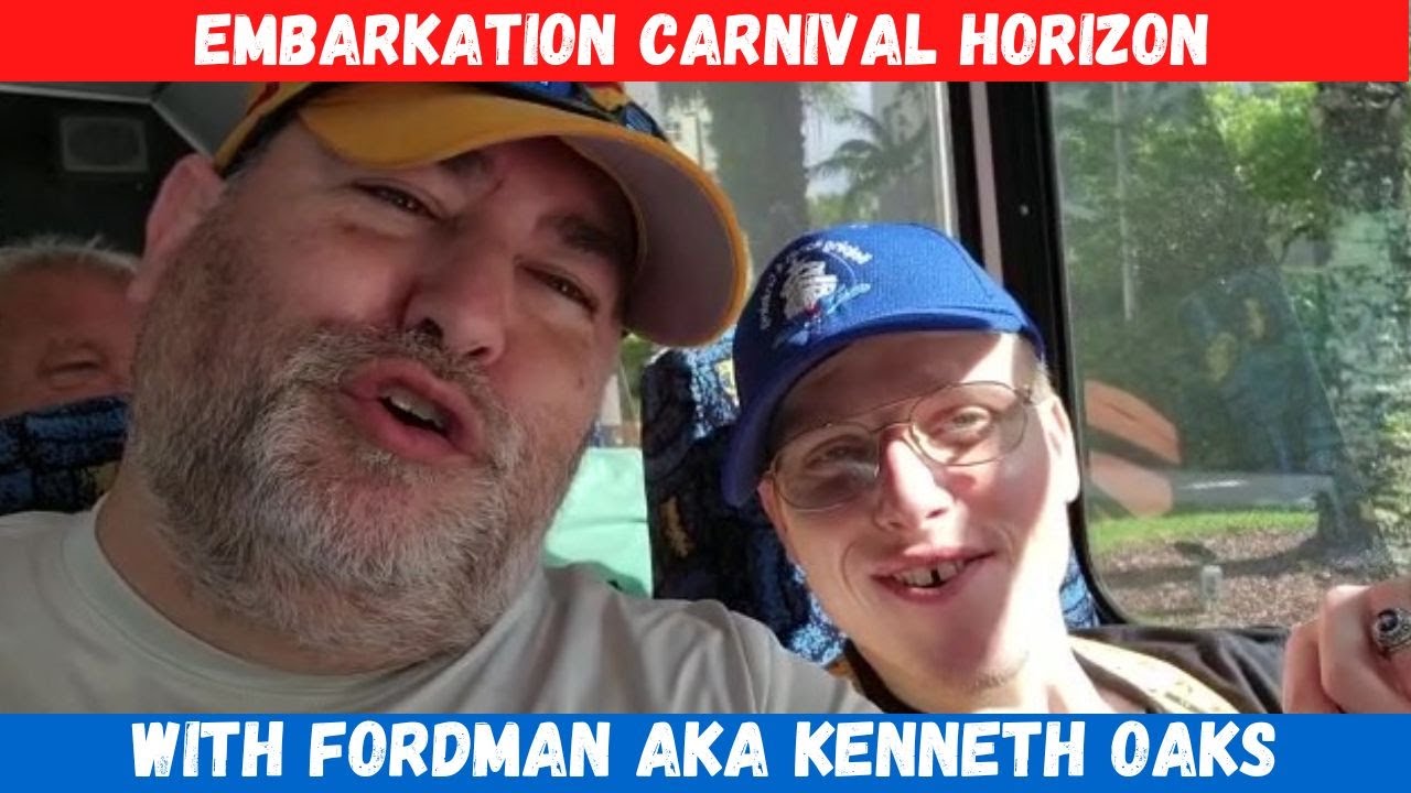 Embarkation Carnival Horizon with Fordman aka Kenneth Oaks. Muster ...