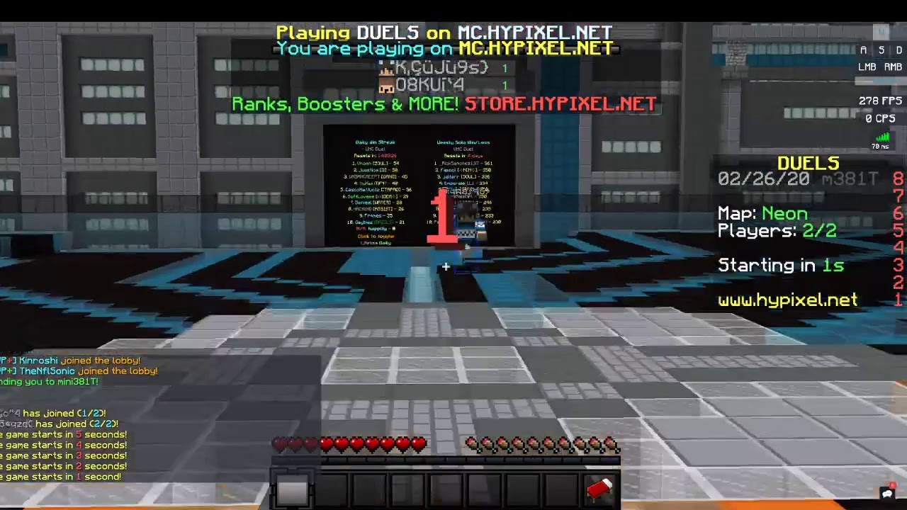 Hypixel skywars and MORE (playing with chat any hypixel game) - YouTube