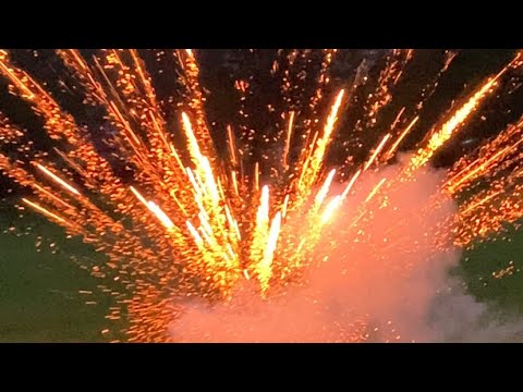 Blowing up fireworks! - YouTube