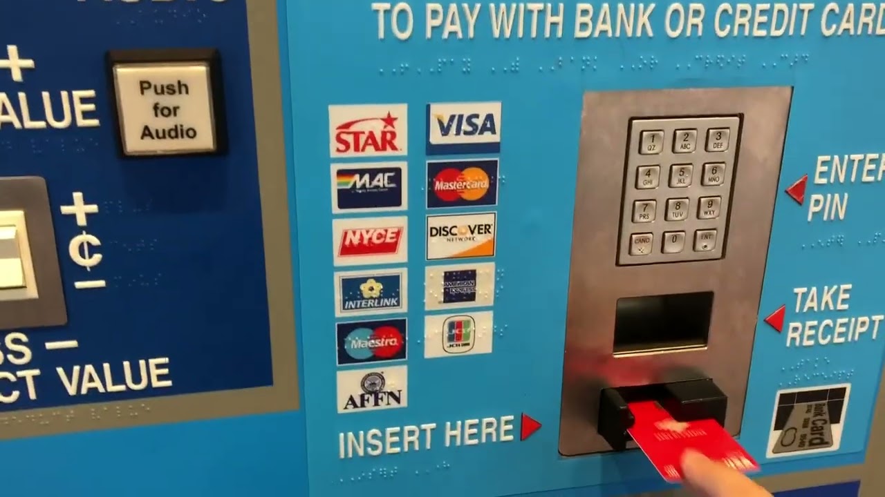 SmarTrip Vending Machine at Vienna Metro Station (Fairfax/GMU) - YouTube