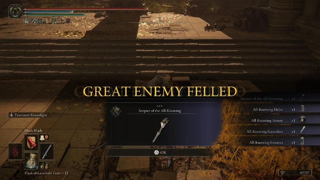 ELDEN RING: Sir Gideon Ofnir Boss Fight - YouTube