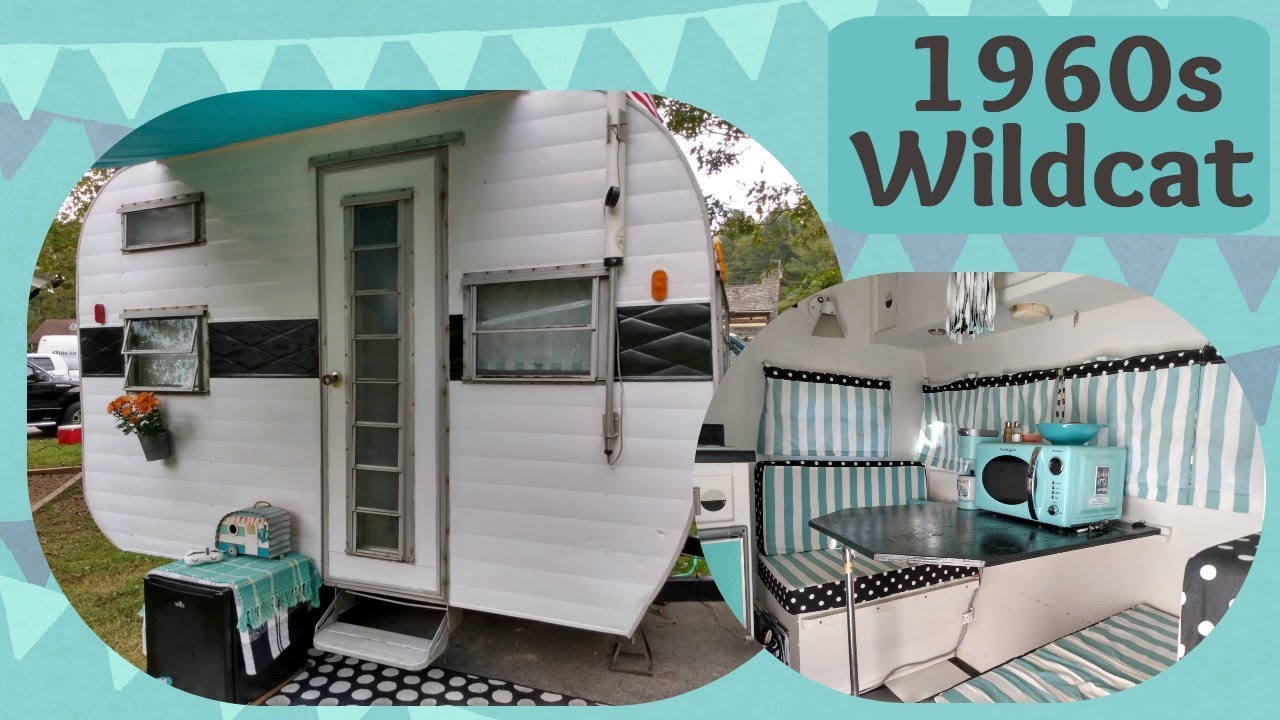 1960s Wildcat Vintage Camper Tour // What Year Is This Camper? - YouTube