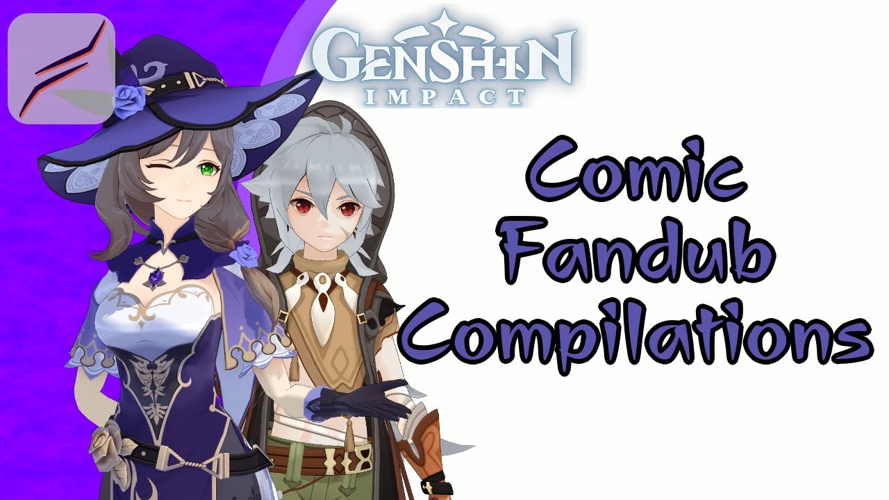 Compilation #Genshin Impact Razor and Lisa comics fandub - YouTube