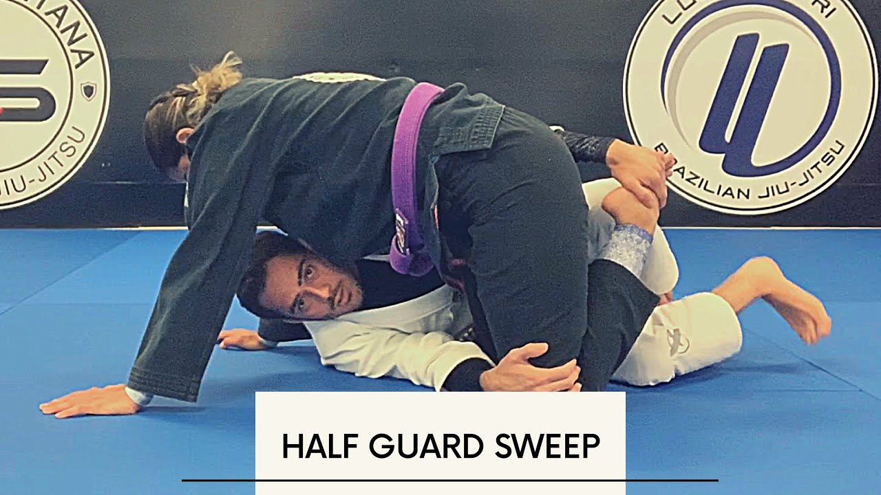Jiu-Jitsu Half guard sweep - controlling the foot - YouTube