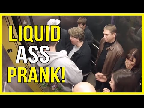 Liquid Ass Elevator PRANK! Greatest Elevator PRANK!
