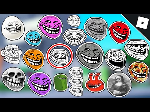 How to get the #21 - #40 TROLLFACE BADGES in FIND THE TROLLFACES (PART 2!) | Roblox