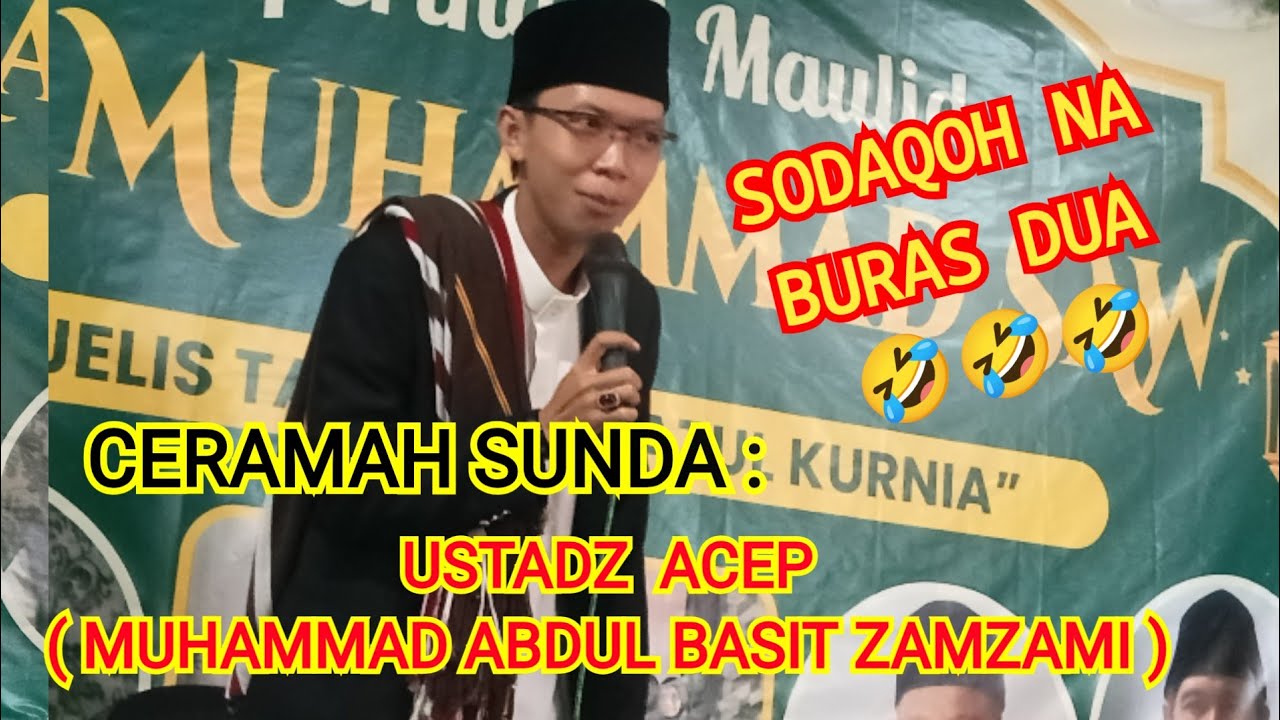 USTADZ ACEP ( MUHAMMAD ABDUL BASIT ZAMZAMI ) CIANJUR - YouTube