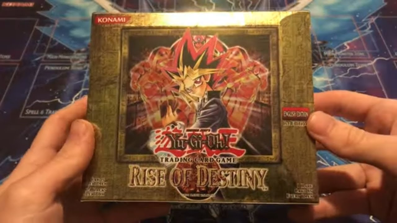 YuGiOh Rise of Destiny Box opening 1st edition Retail Box 24 packs ...