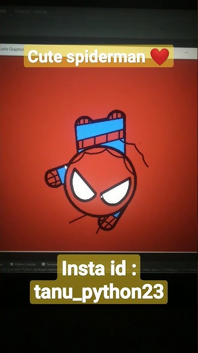 insta :tanu_python23 Draw amazing spiderman with python. Save this Post ...