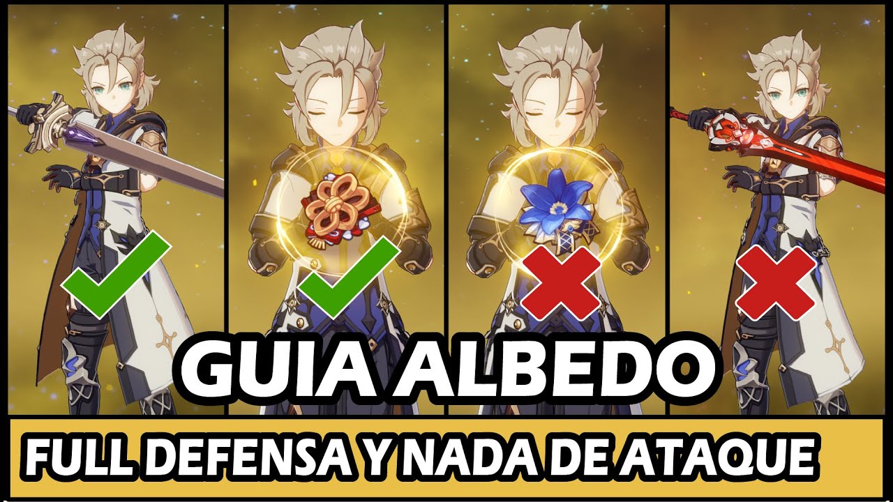 GUIA ALBEDO - BUILD ALBEDO ARMAS, ARTEFACTOS , EQUIPOS, ALBEDO F2P ...