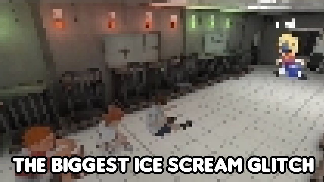 The biggest ice scream glitch #icescream - YouTube